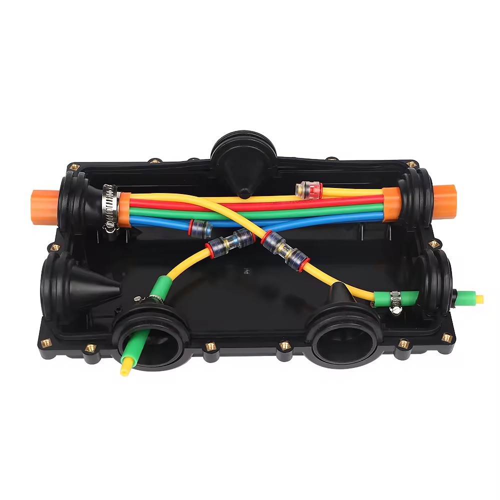 7 Holes TDC FTTH Micro Duct Distribution Microduct Closure For Fiber ...