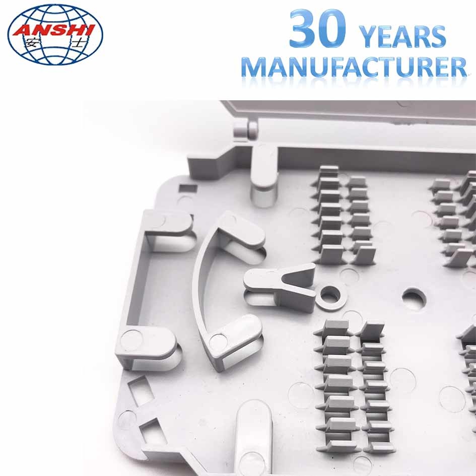 12 Cores ABS Plastic Splice Tray ODF Optical Distribution Frame For ...