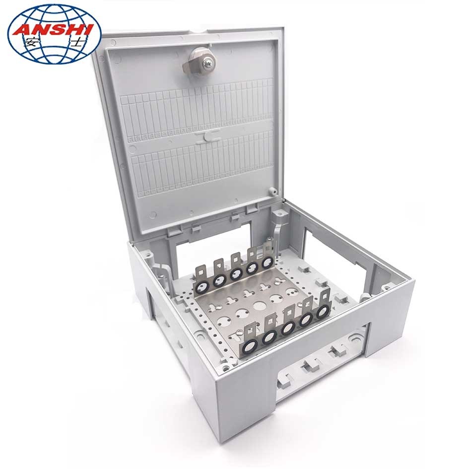 Key Lock / Coin Lock Wall Mounting 50 Pairs Cable Distribution Box With ...