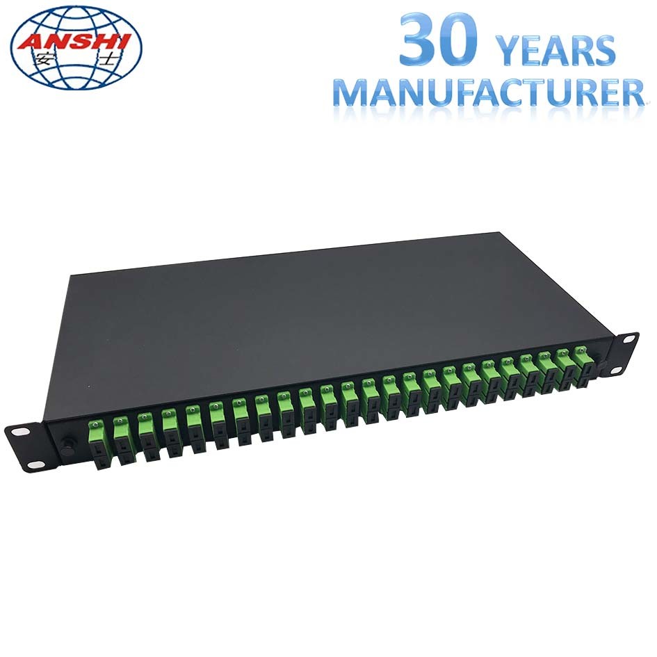 19 Inch Rack Mount Type SC / APC ODF Optical Distribution Frame with ...