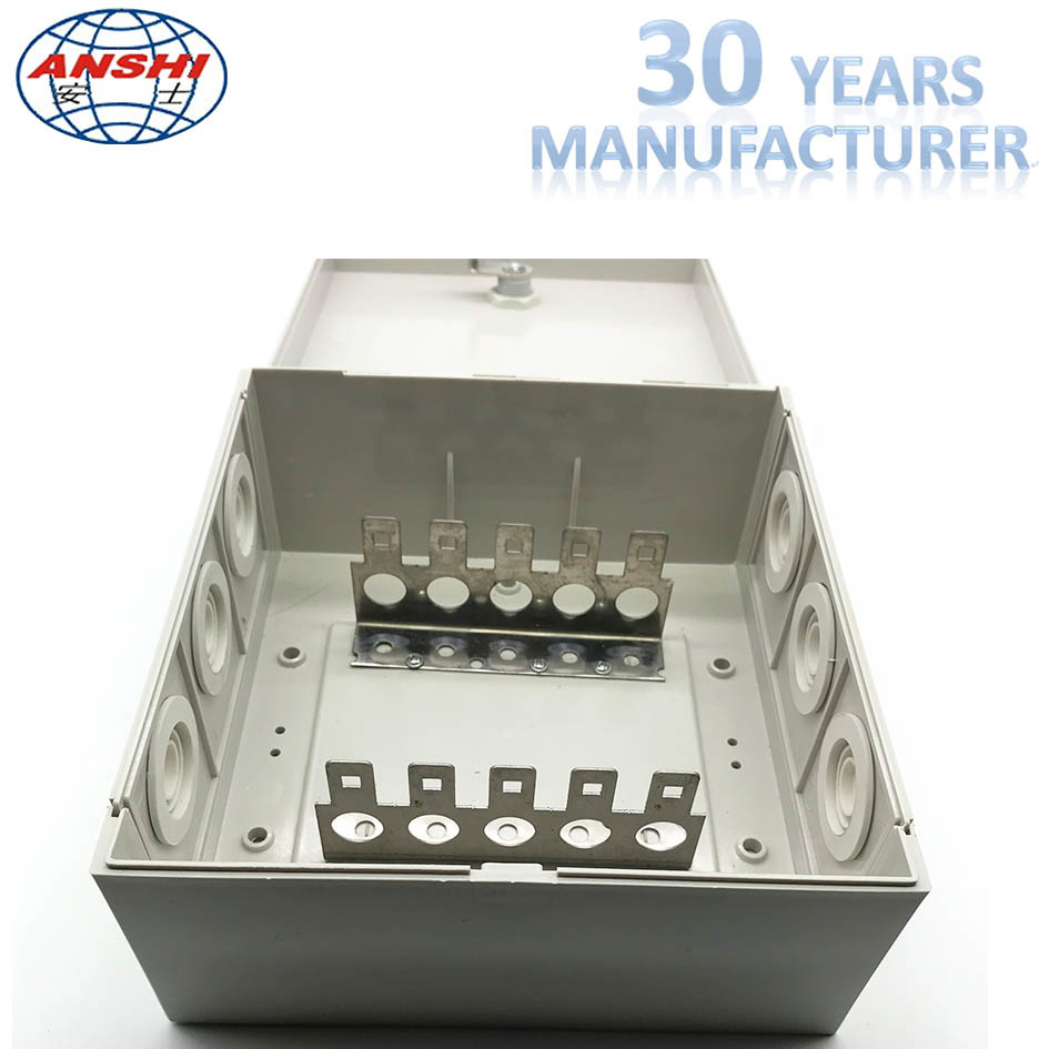 Telephone Distribution Box Indoor 50 Pairs With Key Lock ABS White Grey ...