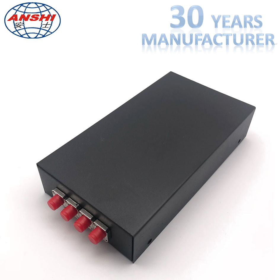 Wall Mount Cable Distribution Box / 4 Port FC Pigtail Fiber Optical ...