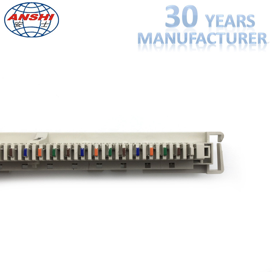 25 Pair Ft 110 Terminal Block Highband Grey Color For Clamp Back Mount ...