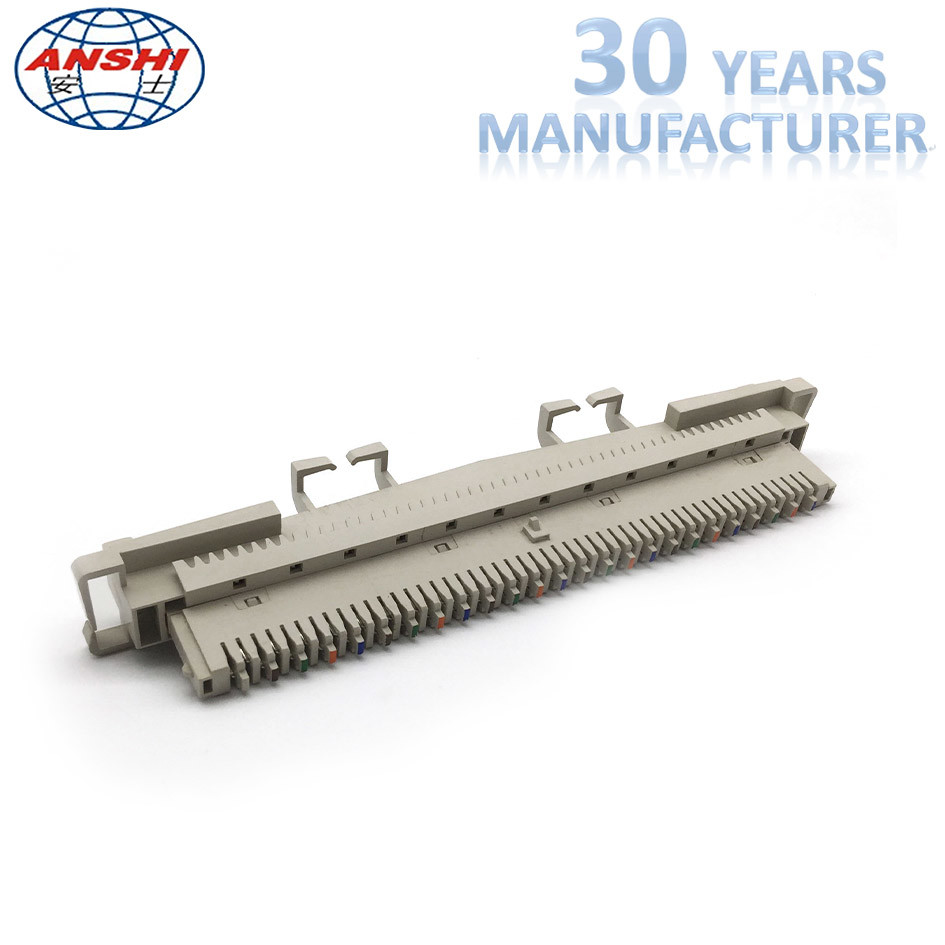 25 Pair Ft 110 Terminal Block Highband Grey Color For Clamp Back Mount ...