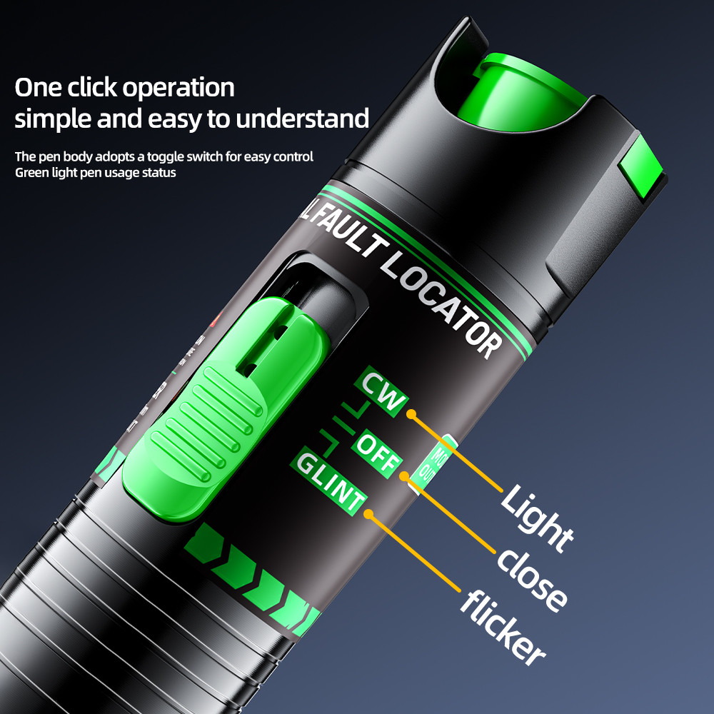 Green Laser Red Laser Fault Tracker For FTTH FTTB FTTX Network With SC/ST/FC Connectors And 5 ...