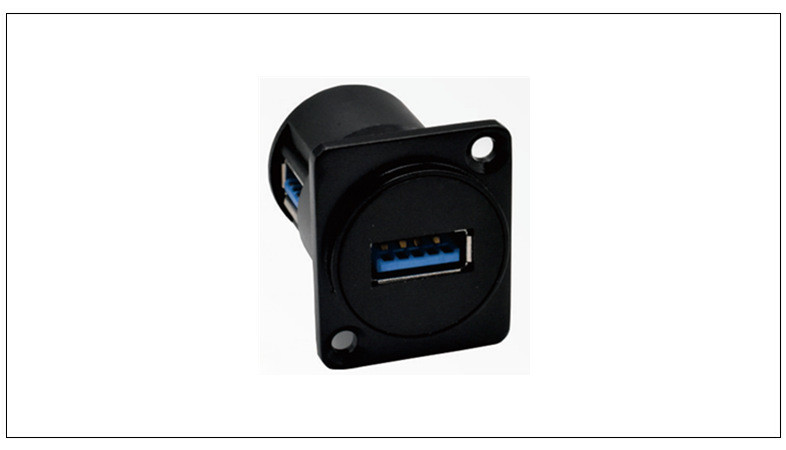 RJ45 D Type CAT5E UTP Keystone Jack Toolless Female Jack Panel Mount ...