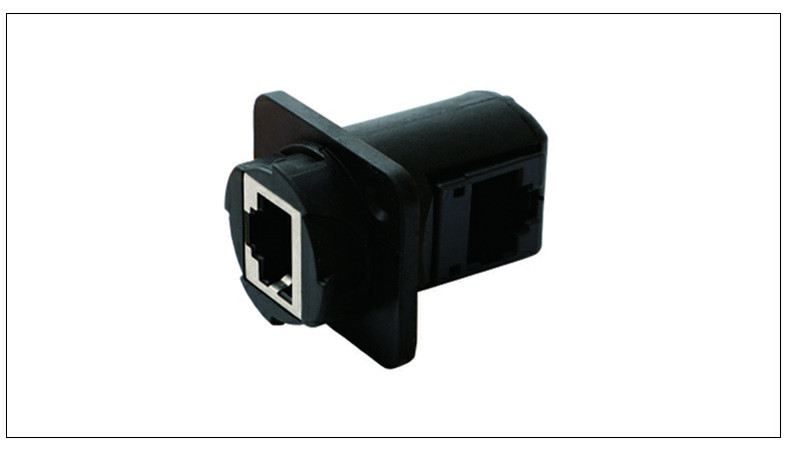 RJ45 D Type CAT5E UTP Keystone Jack Toolless Female Jack Panel Mount ...