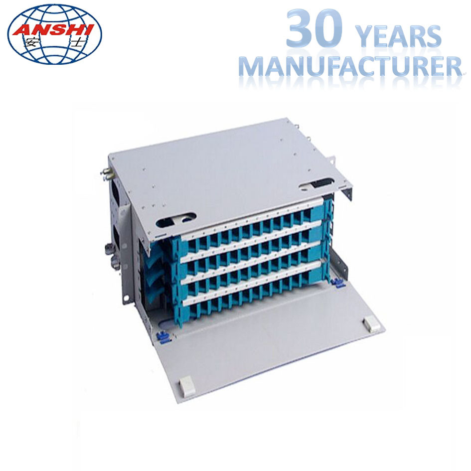 48 Core Odf Optical Distribution Frame Rack Mount For Fiber Optic Patch ...
