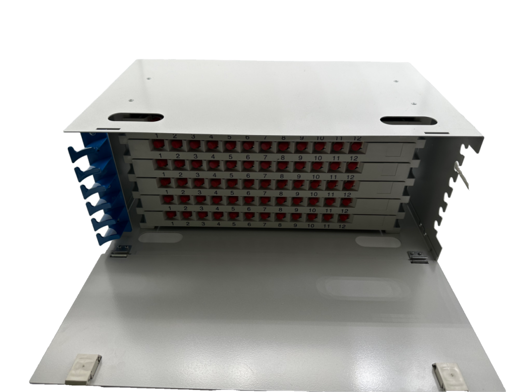Rack Mount ODF 72 Cores Fiber Optic Patch Panel For Telecommunications