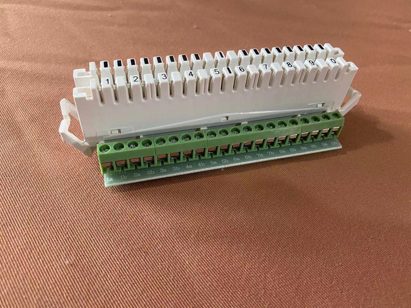 20 Pole Krone Type PCB Terminal Block for Cabling