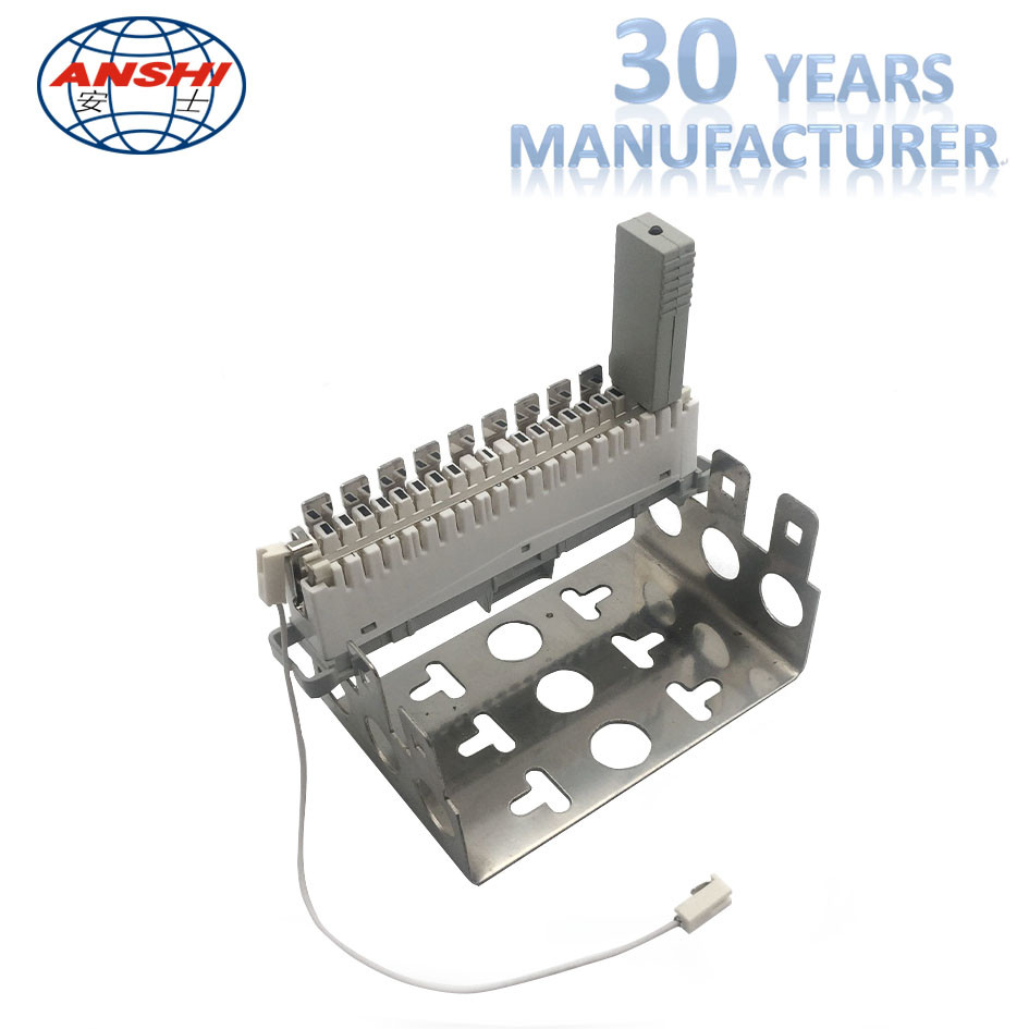 10 Pairs Krone Terminal Block Single Line Over Current Over Voltage ...