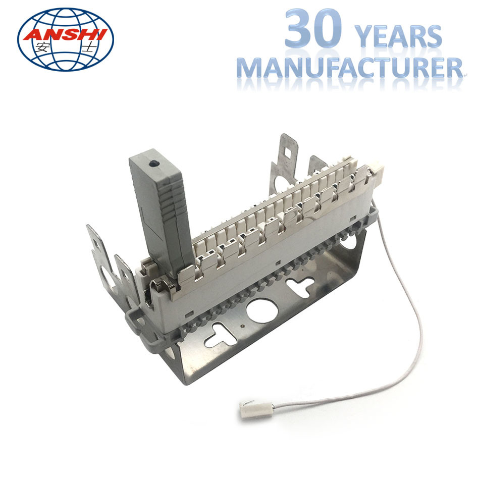 10 Pairs Krone Terminal Block Single Line Over Current Over Voltage ...