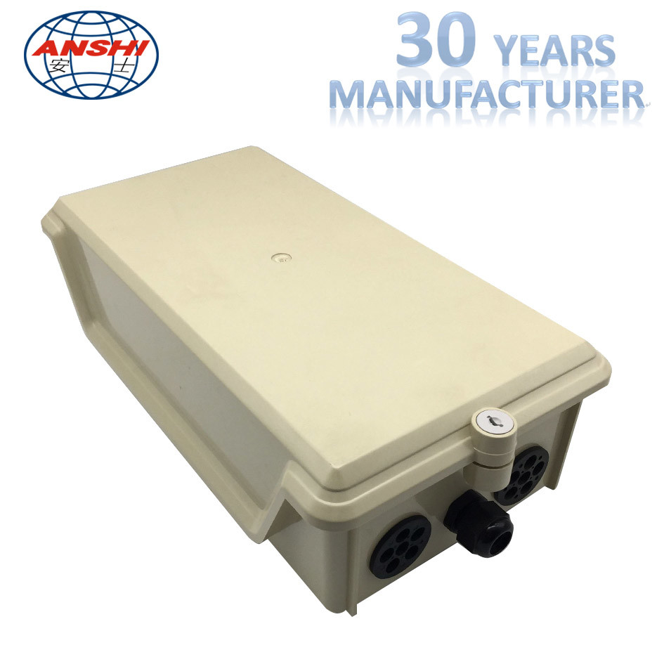 Outdoor Key Lock Cable Distribution Box 100 Pair Waterproof For LSA Modules