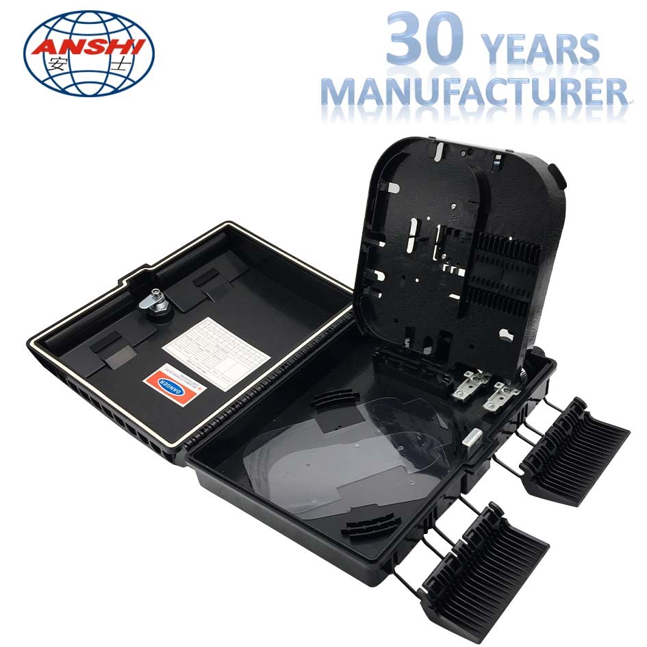 16 Port Outdoor Fiber Distribution Box Black Outdoor Optical ...