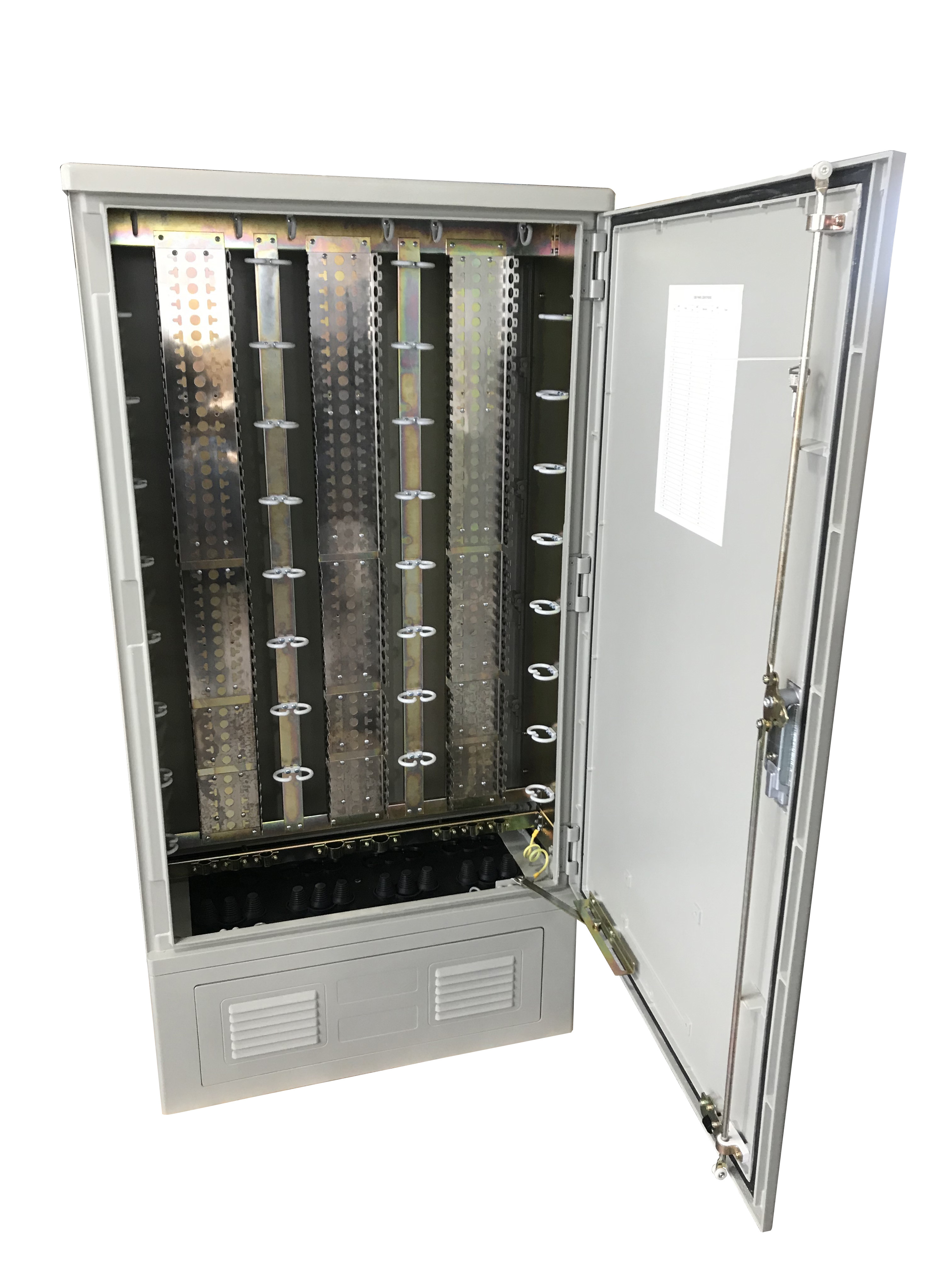 900 Pairs / 1200 Pairs CCC SMC Copper Cable Cross Connection Cabinet ...