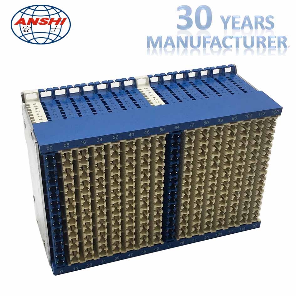 High Density MDF Main Distribution Frame Horizontal Type With 100 Pairs ...