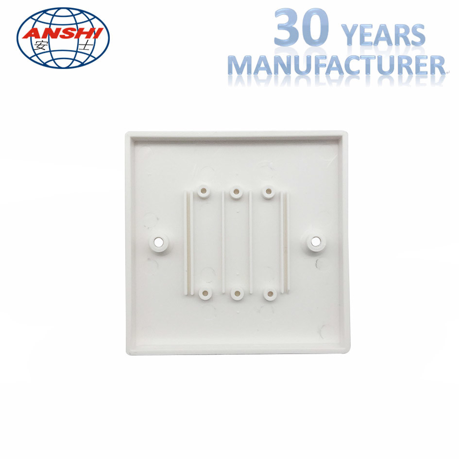 Blank Panel Socket Cover Plate ABS / PC Material For Telephone ...