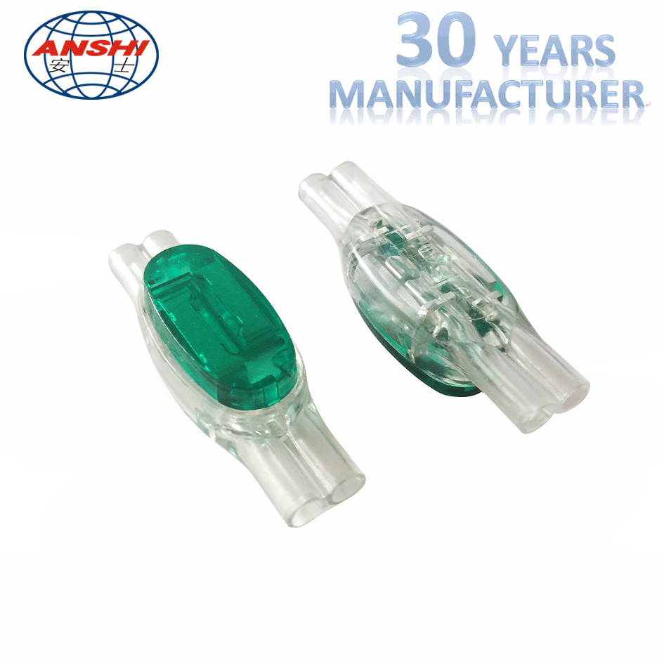 Green 0.9-1.3mm Wire Butt Connector IDC Terminal