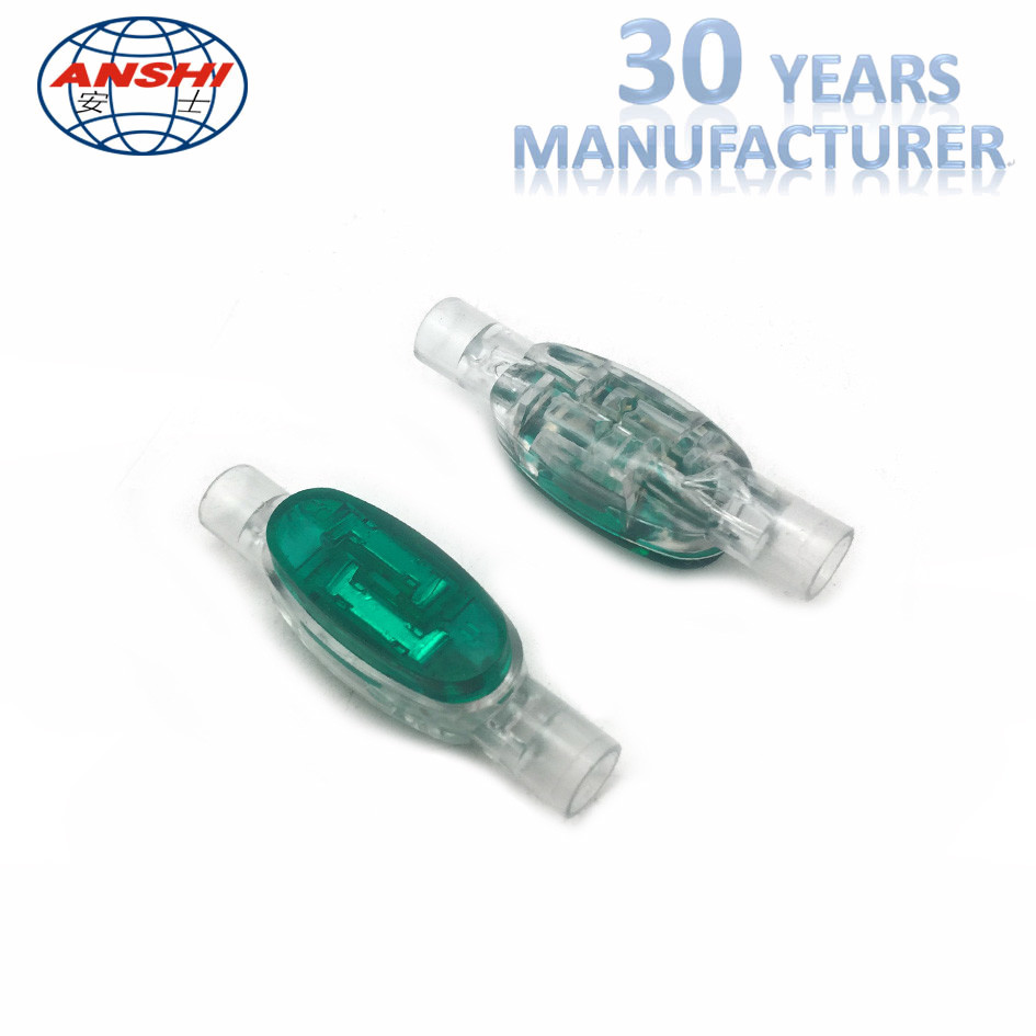 Female Gender 4 Wire Connectors Green Color Moisture Proof 0.091 ...