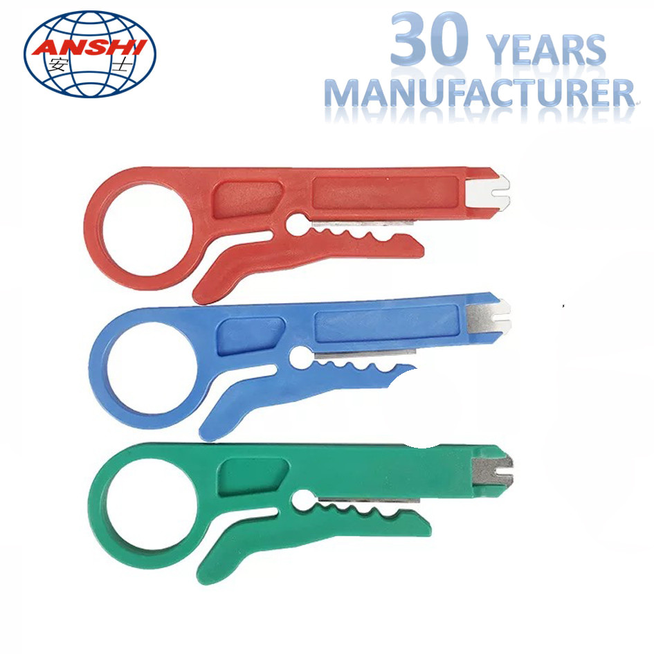 Compact Size Network Punch Down Tool Miniature 5 Adjustable Stripper ...