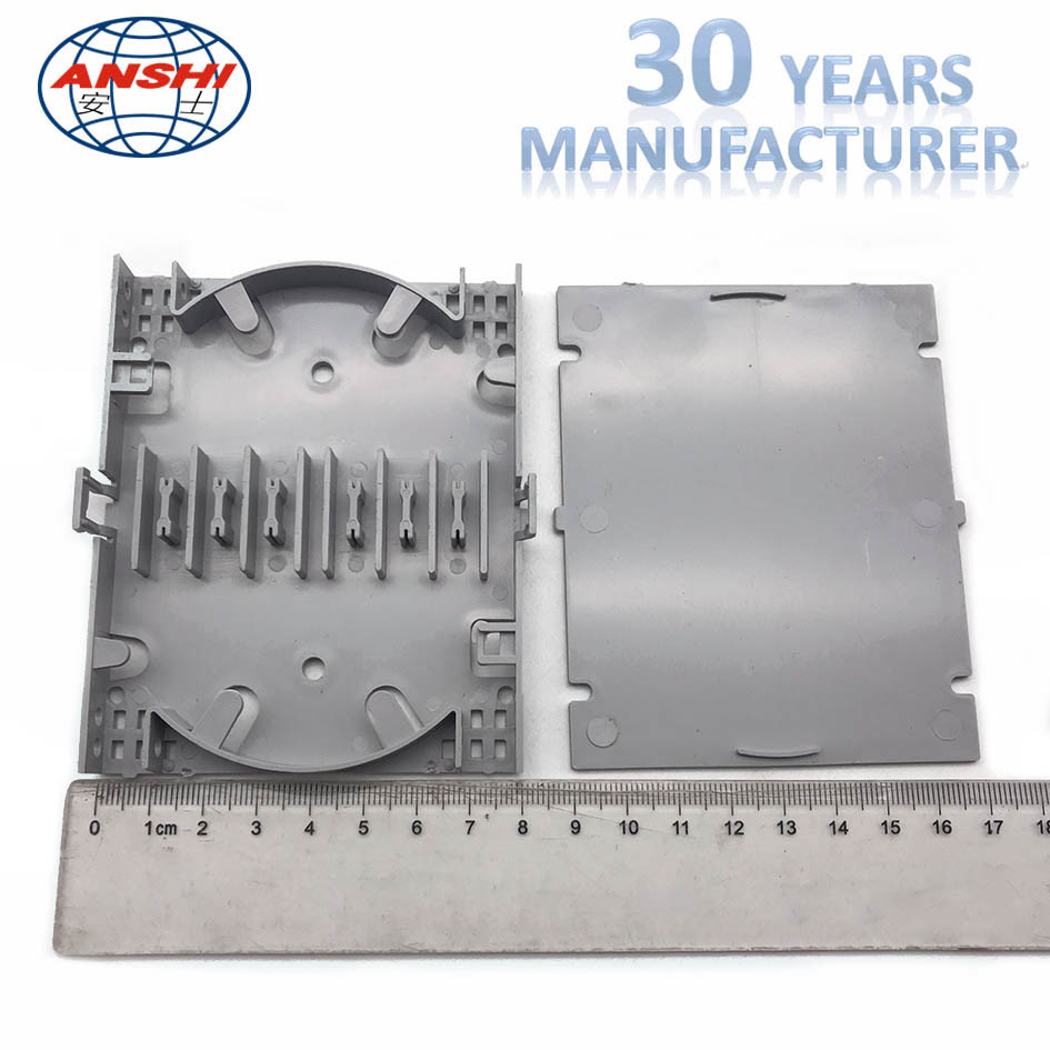 Protective Plastic Fiber Optic Splice Tray 12 Core Capacity For ...