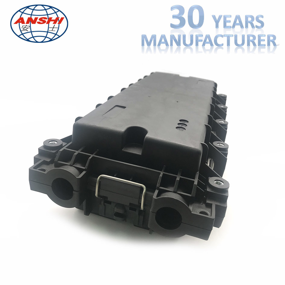 Clip Type lock Horizontal 2 inlet 2 outlet Cable Fiber optic Splice ...