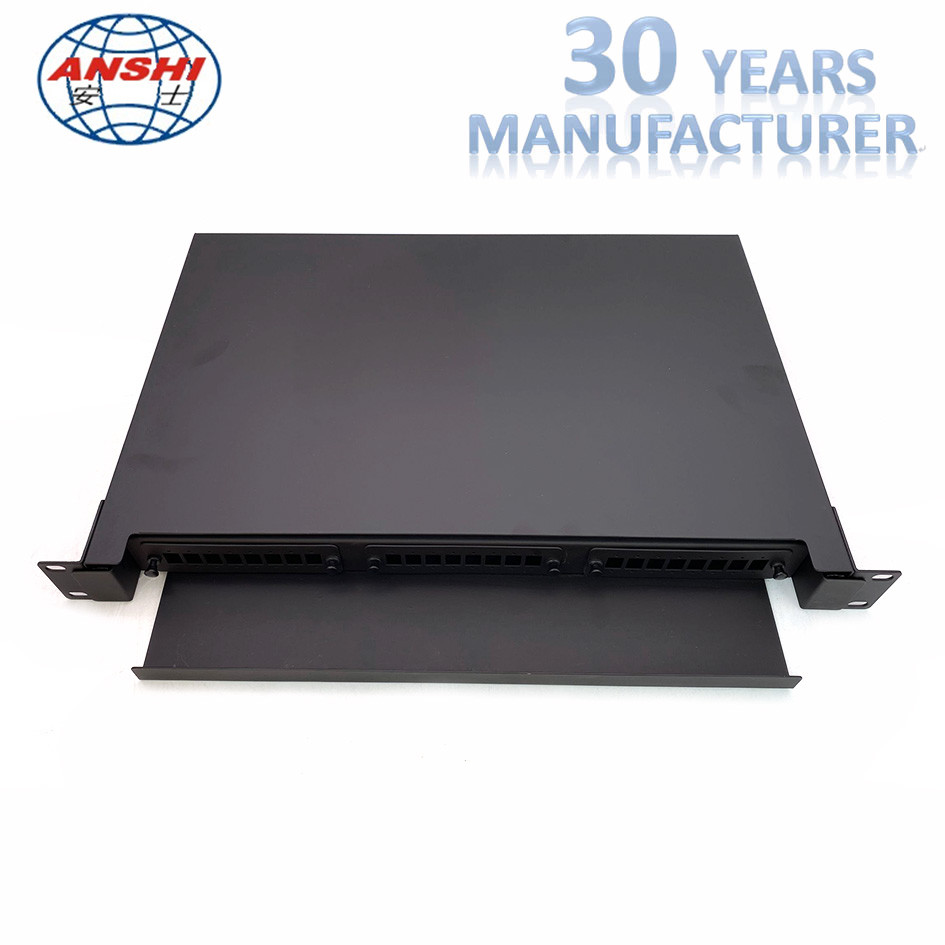 Rack Mount ODF 12 Port 24 Core SC/UPC Fiber Optic Patch Panel