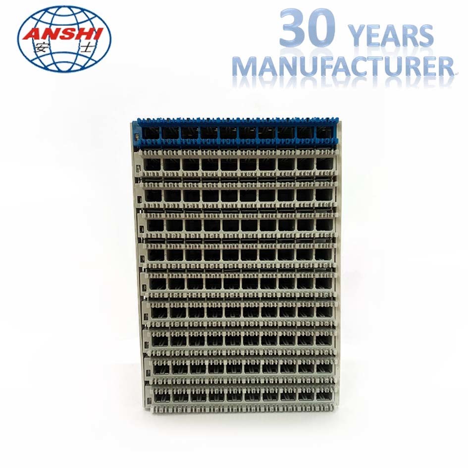 High Density MDF Main Distribution Frame Horizontal Type With 100 Pairs ...