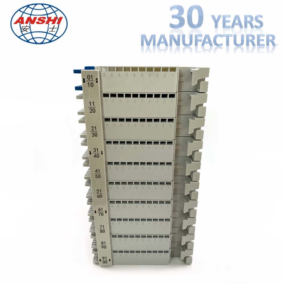 High Density MDF Main Distribution Frame Horizontal Type With 100 Pairs ...