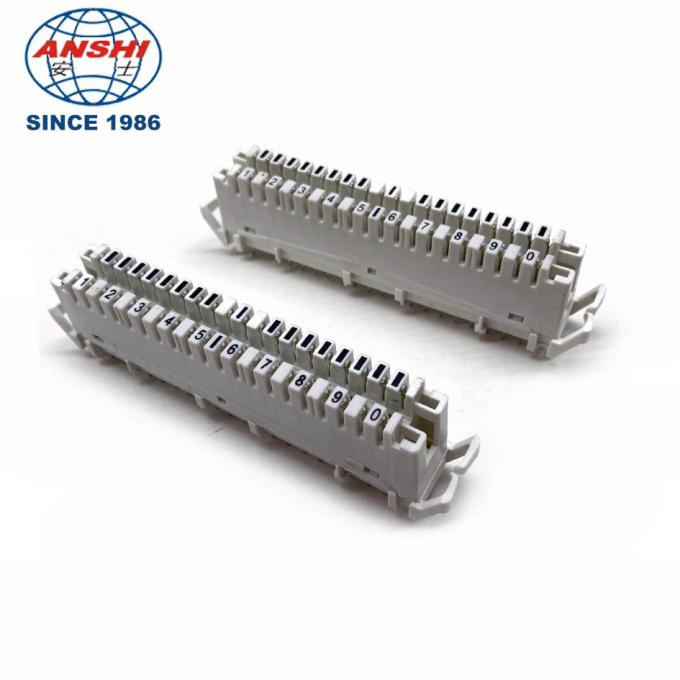 20 Pole Lsa Plus Krone Connection Module Pcb Type Green Broad