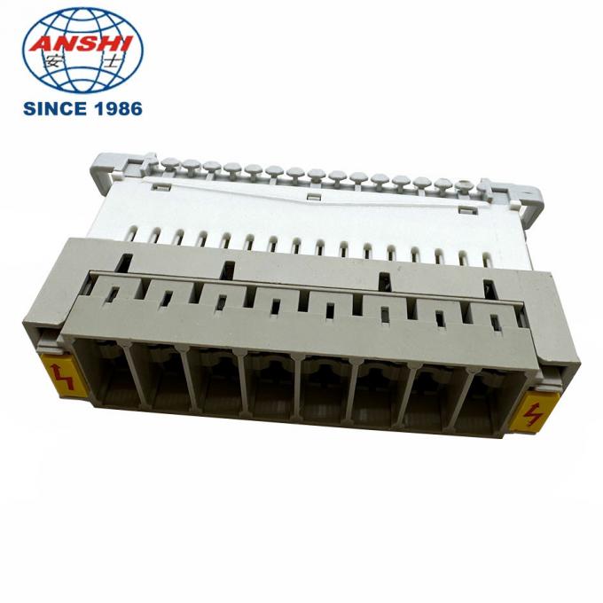 8 Pairs LSA Plus Module 2 Pole Gas Tube Arrester GDT Magazine